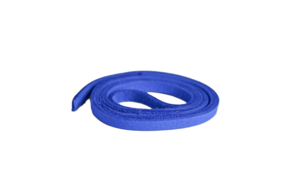 1/4" Royal blue deer lace - Centralia Fur & Hide