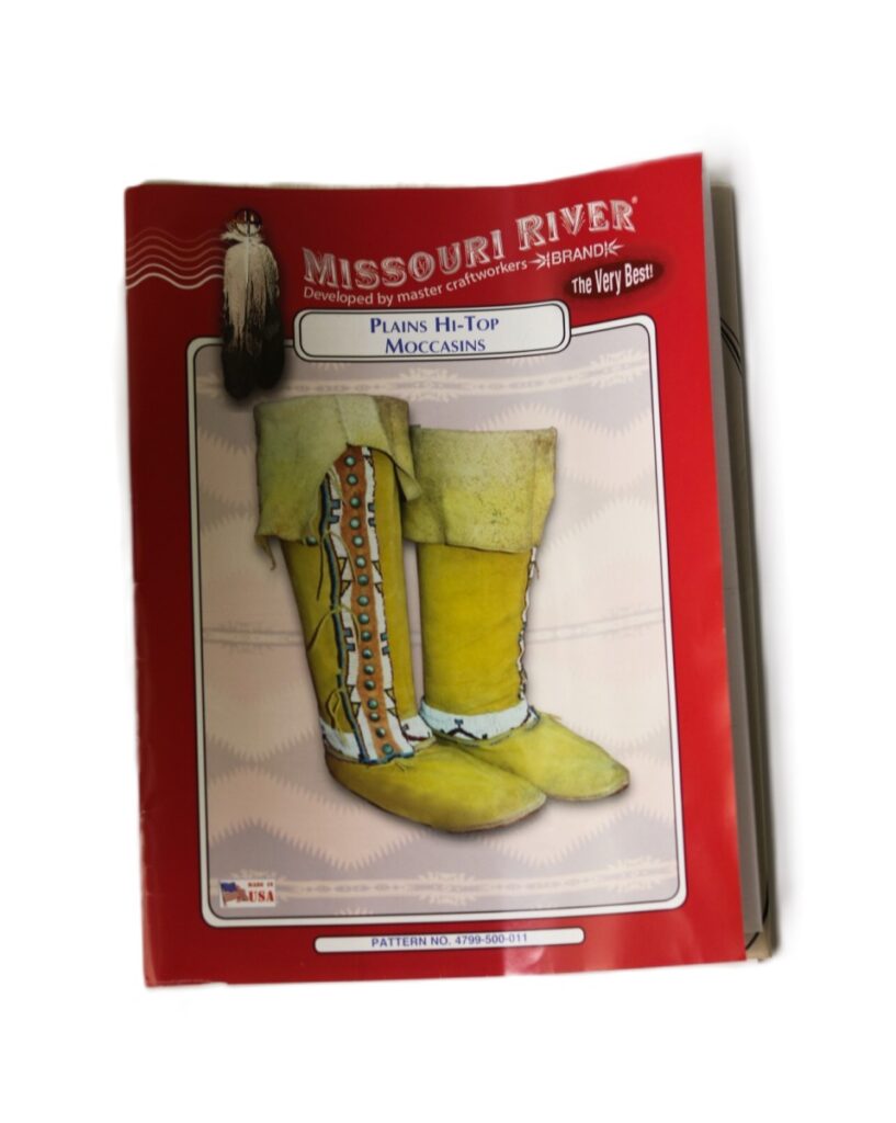 Plains Hi-top moccasin pattern - Centralia Fur & Hide