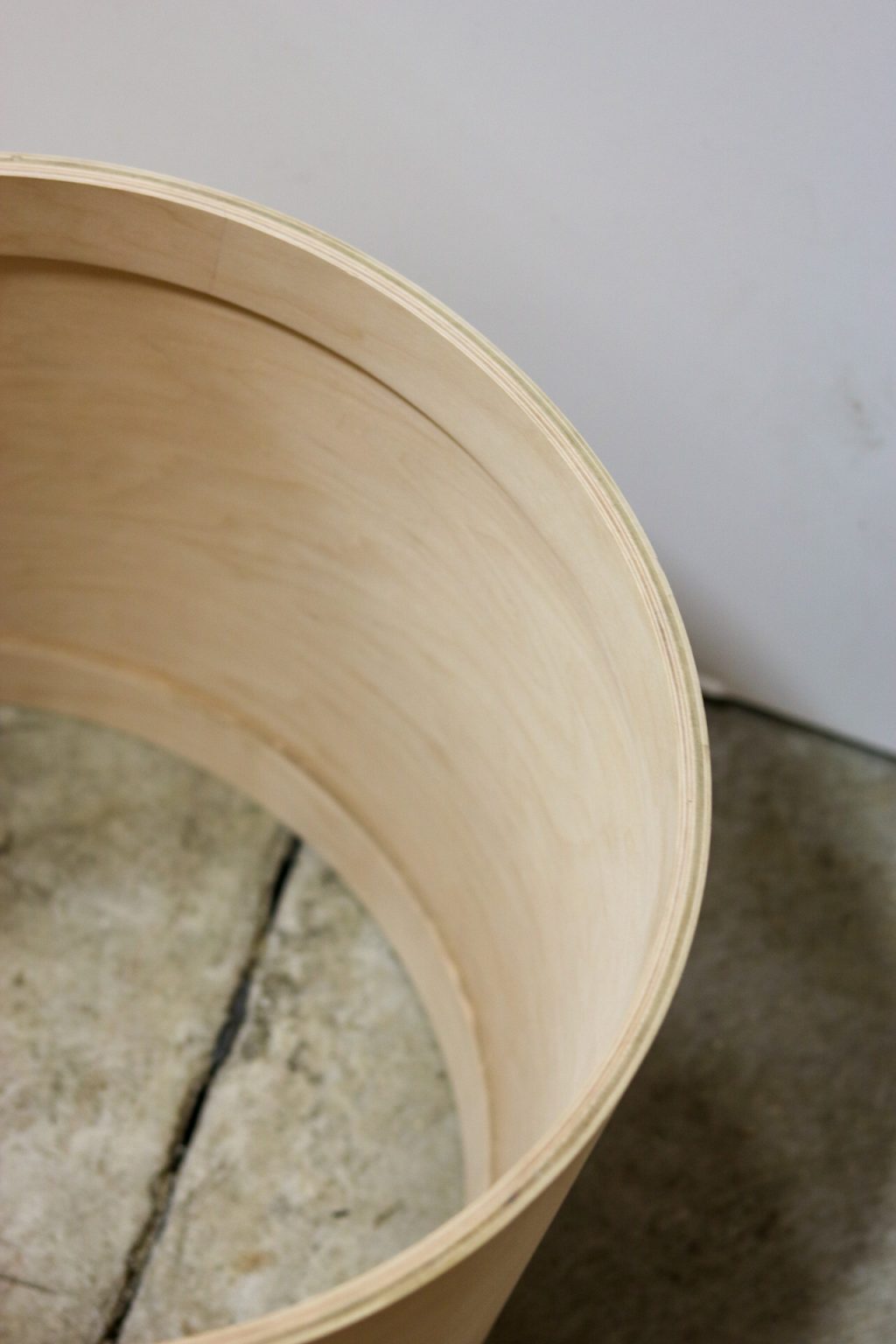 10" Vintage Maple Drum Shell W/ REINFORCEMENT RINGS - Centralia Fur & Hide