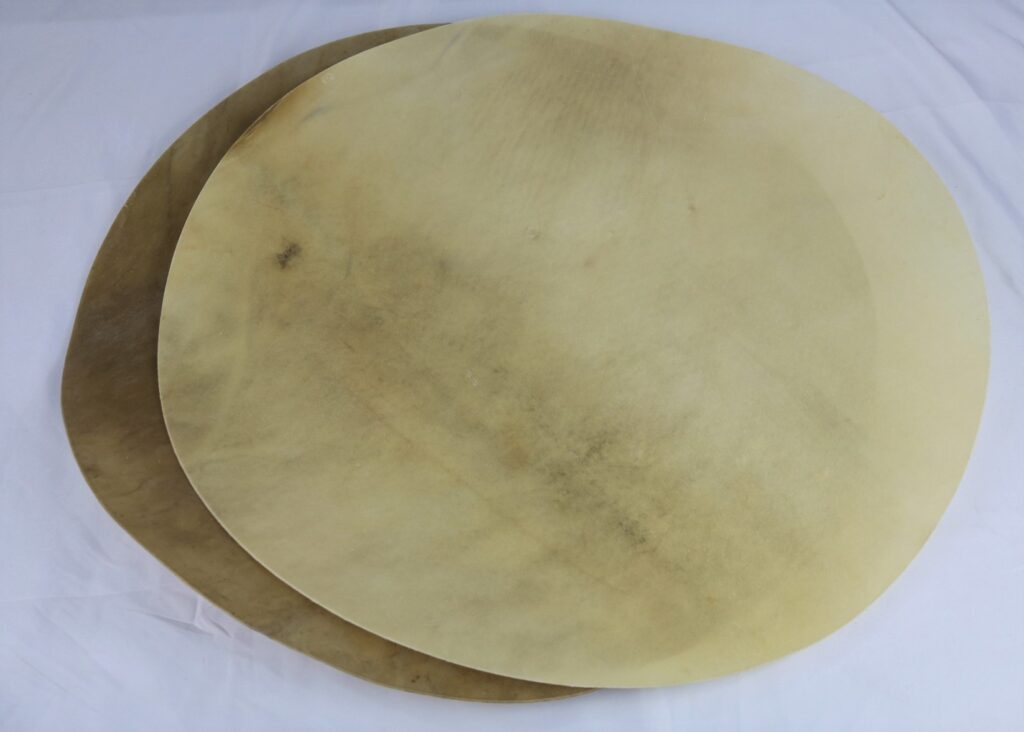 34" Rawhide round (used for 26" drum frame) - Centralia Fur & Hide