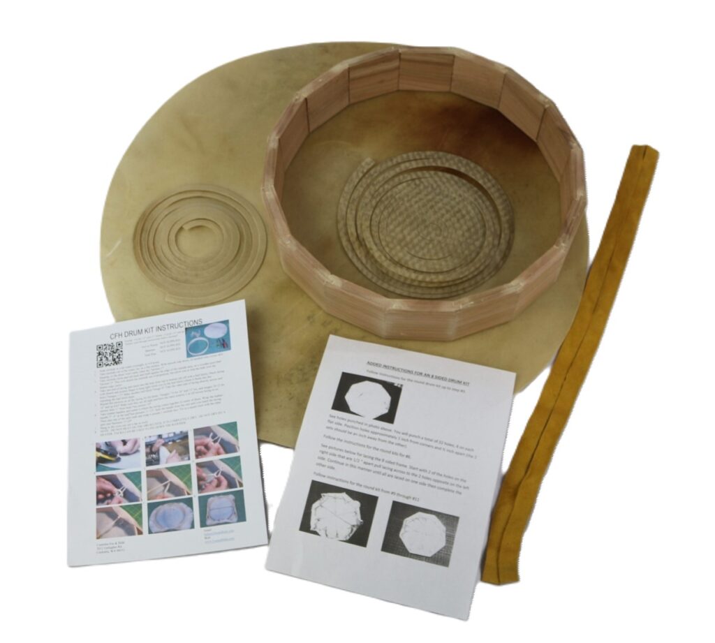 Native American Drum Making Kits | Centralia Fur & Hide