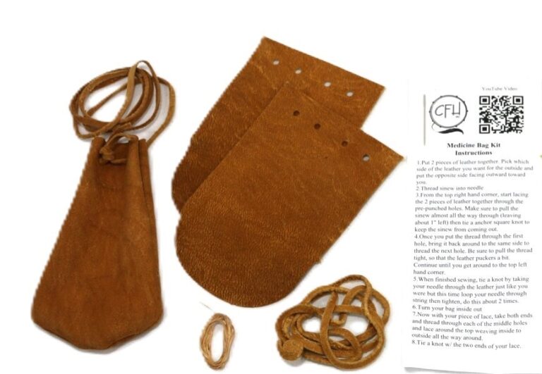 Native American Medicine Bags | Leather Medicine Kits | Centralia Fur & Hid