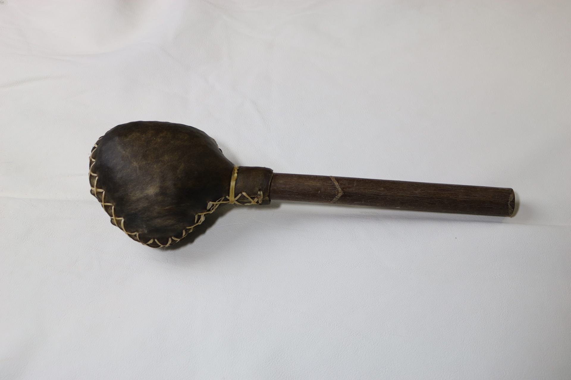 Large Rawhide Rattles - No Fur - Centralia Fur & Hide