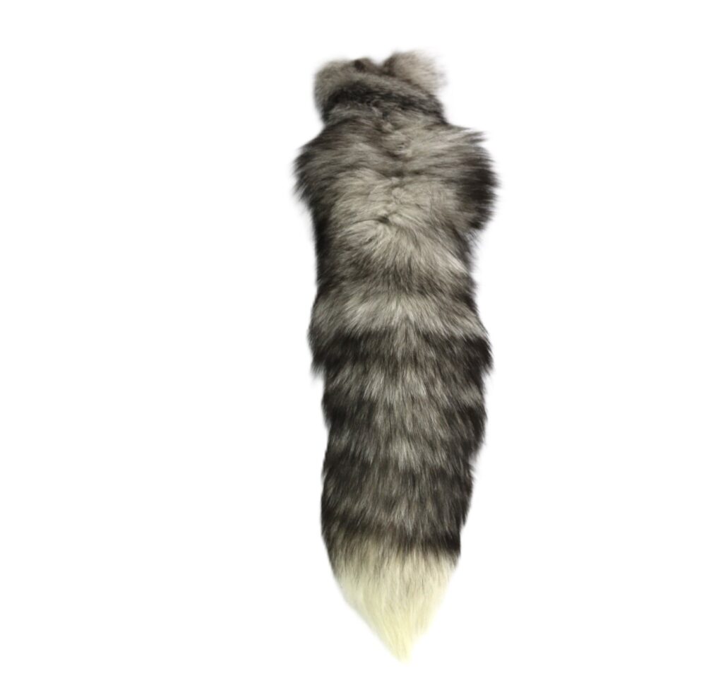 Indigo Fox Tail - Centralia Fur & Hide